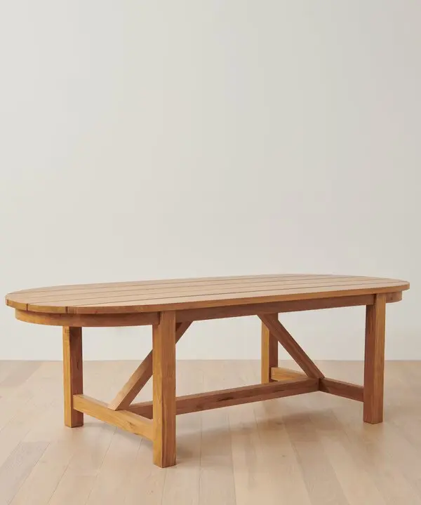 Jenni Kayne Outdoor Montecito Oval Dining Table - Teak