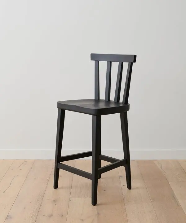 Jenni Kayne Hampton Counter Stool - Black,white,oak