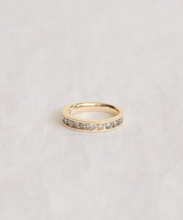 Jenni Kayne Stevie Grey Diamond Band - Gold,grey