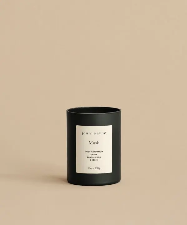 Jenni Kayne Musk Glass Candle - Black