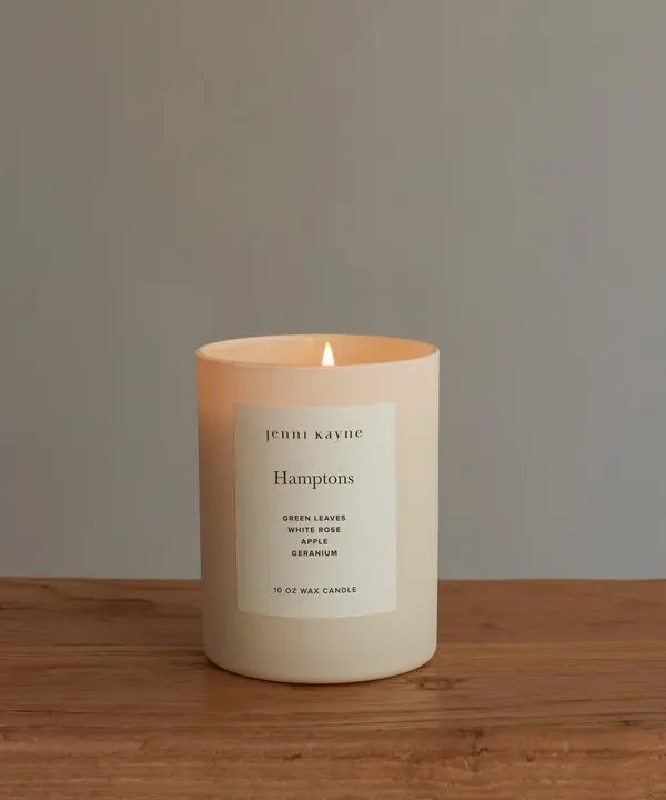 Jenni Kayne Hamptons Glass Candle - White