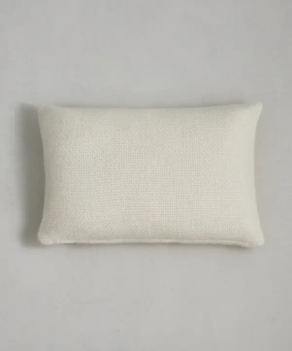 Jenni Kayne Alpaca Basketweave Lumbar Pillow - Ivory