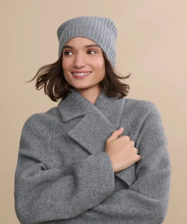 Jenni Kayne Cashmere Beanie - Grey
