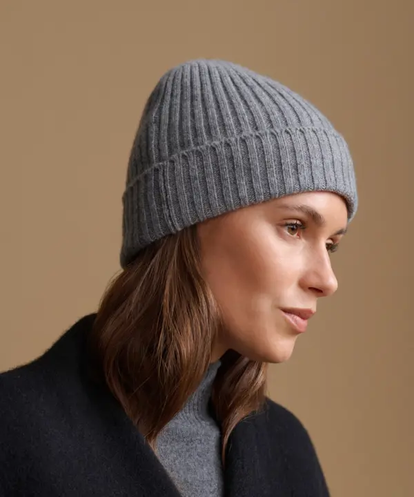 Jenni Kayne Cashmere Beanie - Grey