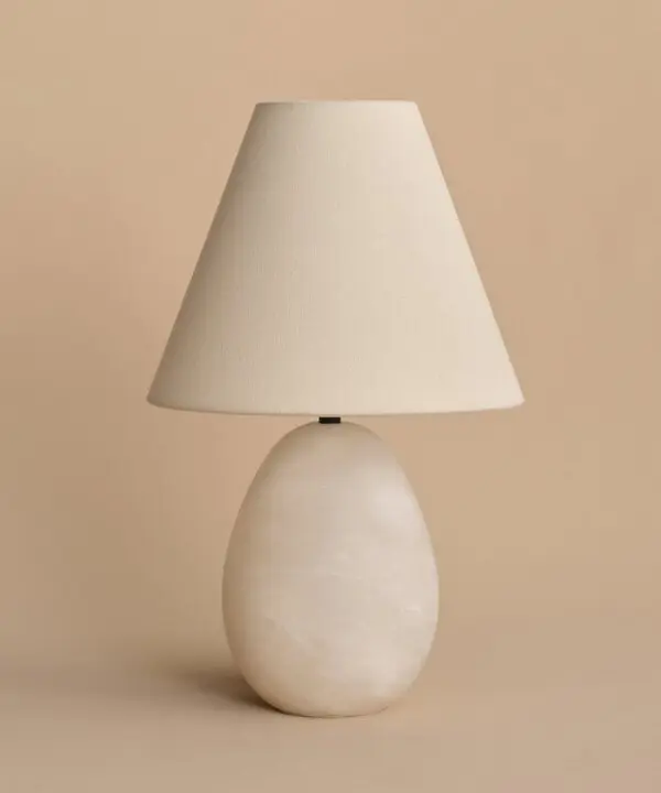 Jenni Kayne Droplet Alabaster Table Lamp - White,alabaster