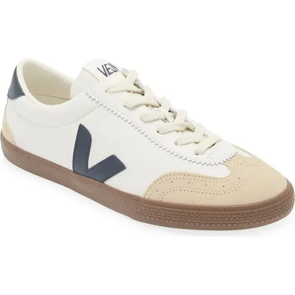 VEJA Volley Leather Sneakers - White Nautico Bark