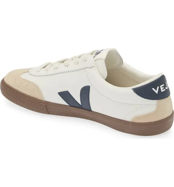 VEJA Volley Leather Sneakers - White Nautico Bark