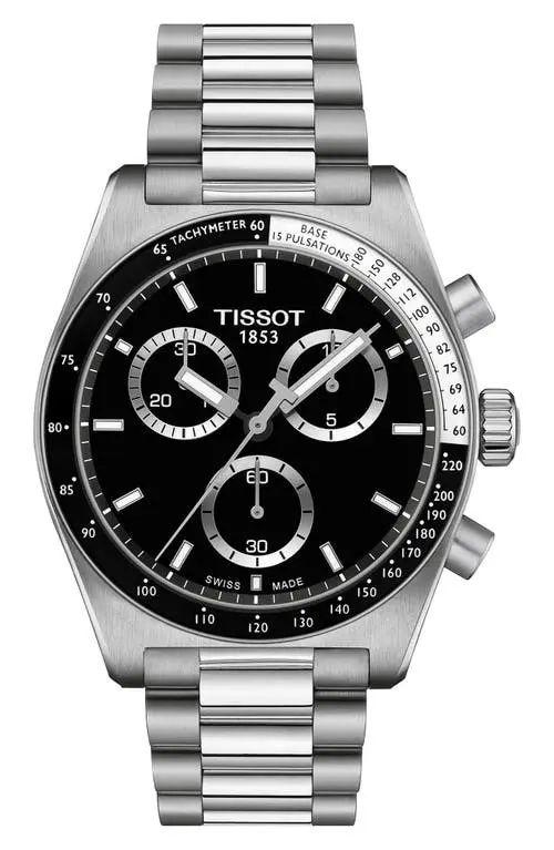 TISSOT Pr516 Bracelet Chronograph Watch - Black