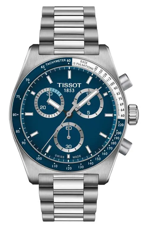 TISSOT Pr516 Bracelet Chronograph Watch - Blue