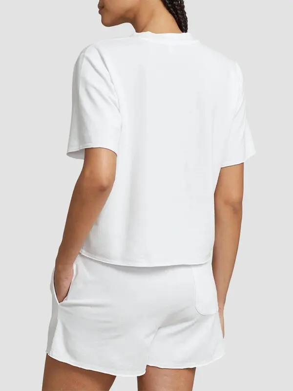 Polo Ralph Lauren Club Terry 2-piece T-shirt & Shorts Set - White Cloud