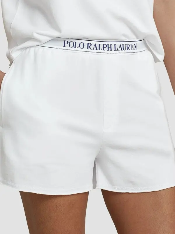Polo Ralph Lauren Club Terry 2-piece T-shirt & Shorts Set - White Cloud