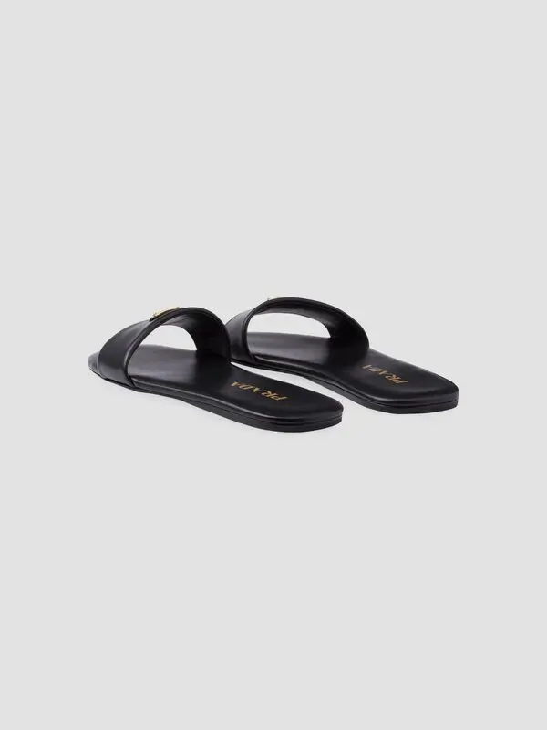 Prada Leather Slides