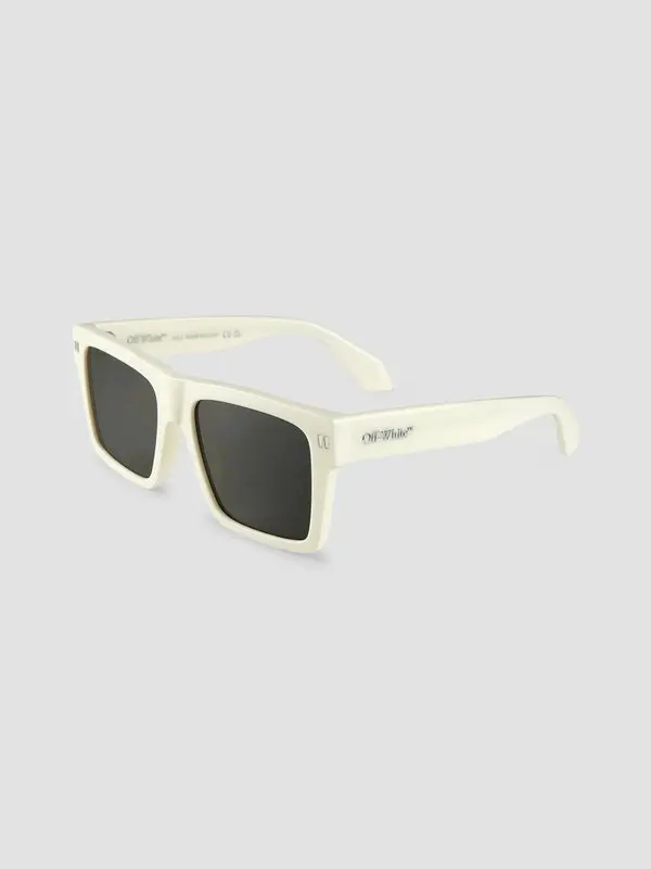 Off-White 54mm Lawton Sunglasses - White Dark Grey