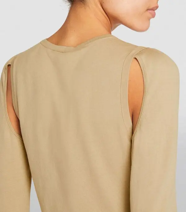 Helmut Lang Cut-out T-shirt