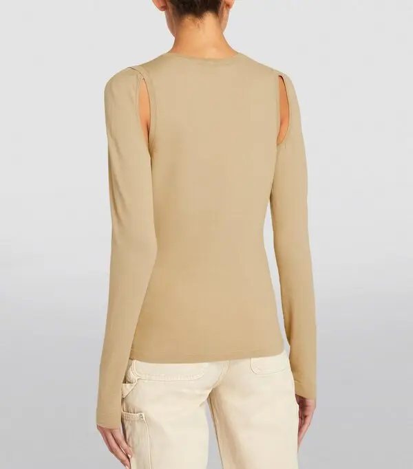 Helmut Lang Cut-out T-shirt