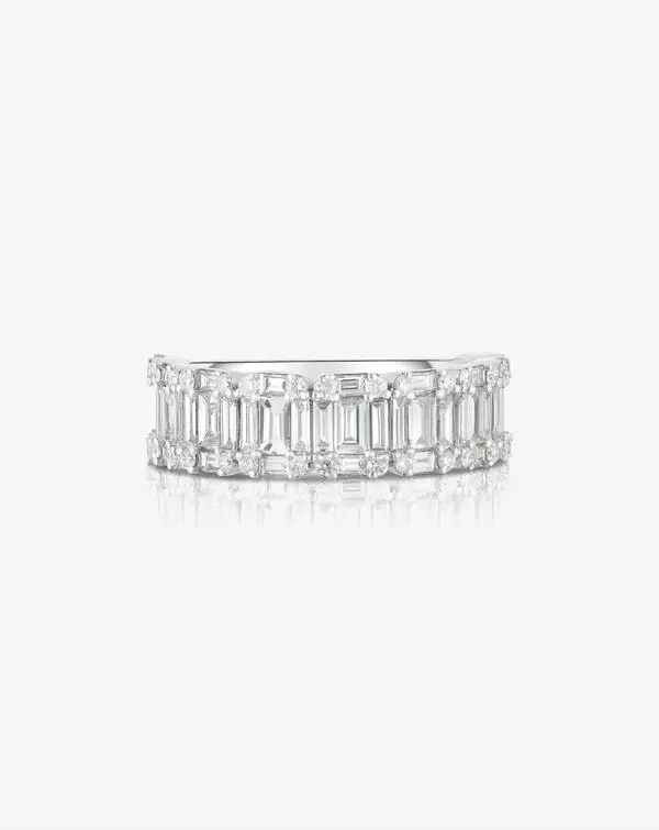 Ring Concierge Emerald Illusion Diamond Eternity Ring - One-color