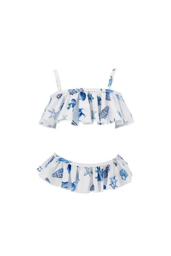 Monnalisa Marine Two-piece Stretch Swimsuit