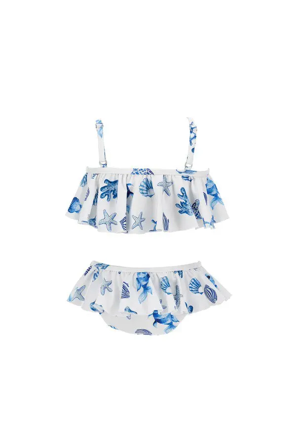 Monnalisa Marine Two-piece Stretch Swimsuit