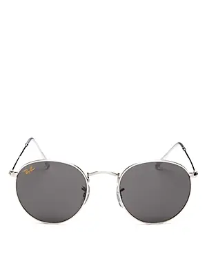 Ray-ban Icons Round Sunglasses - Shiny Silver