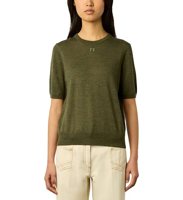 Gerard Darel Lysea Wool Tee - Khaki