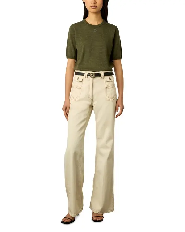 Gerard Darel Lysea Wool Tee - Khaki