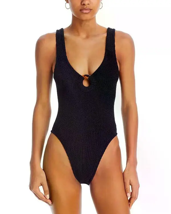 Hunza G Celine One-piece Swimsuit - Black