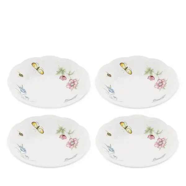LENOX Butterfly Meadow Fruit Bowls, Set Of 4 - White