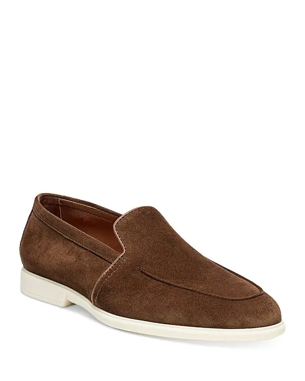 Santoni Malibu Slip-on Loafers - Medium Brown
