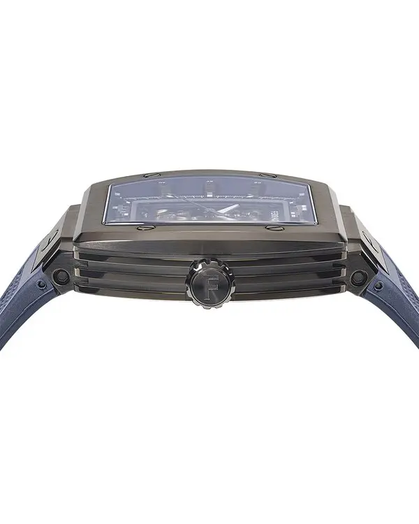 FERRAGAMO F-80 Tonneau Skeleton Watch, 42mm
