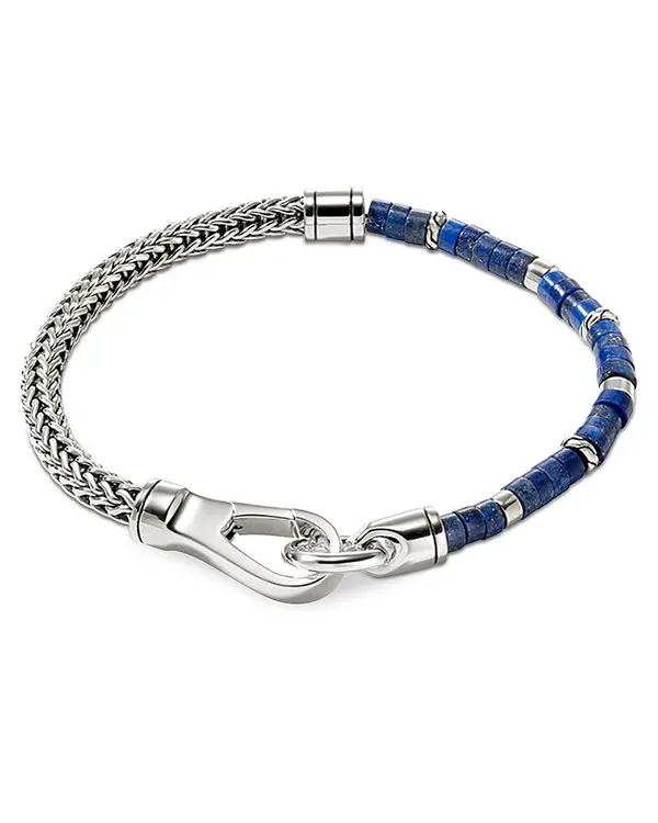 John Hardy Sterling Silver Bracelet - Blue/silver