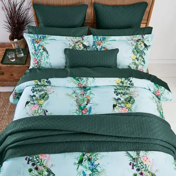 Ted Baker London Tropical Elevations Cotton Duvet Cover Set, Full/queen
