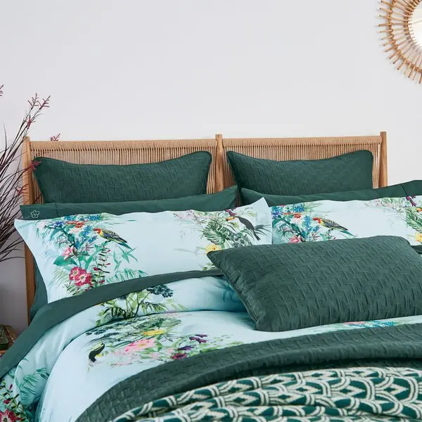 Ted Baker London Tropical Elevations Cotton Duvet Cover Set, Full/queen