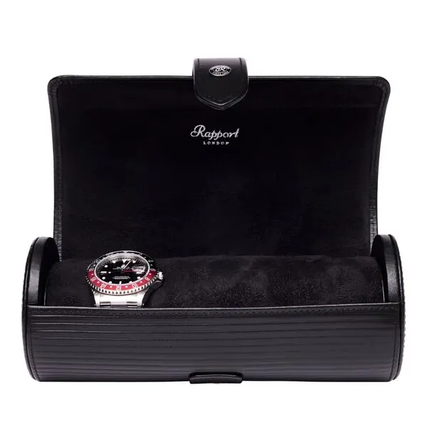 RAPPORT LONDON Three Watch Roll - Black