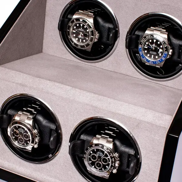 RAPPORT LONDON Perpetua Quad Watch Winder - Ebony