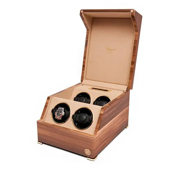 RAPPORT LONDON Perpetua Quad Watch Winder - Walnut