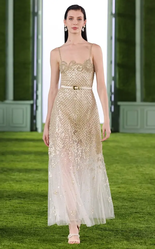 slim fit dress slacks Glow Sequin Midi Dress – Georges Hobeika
