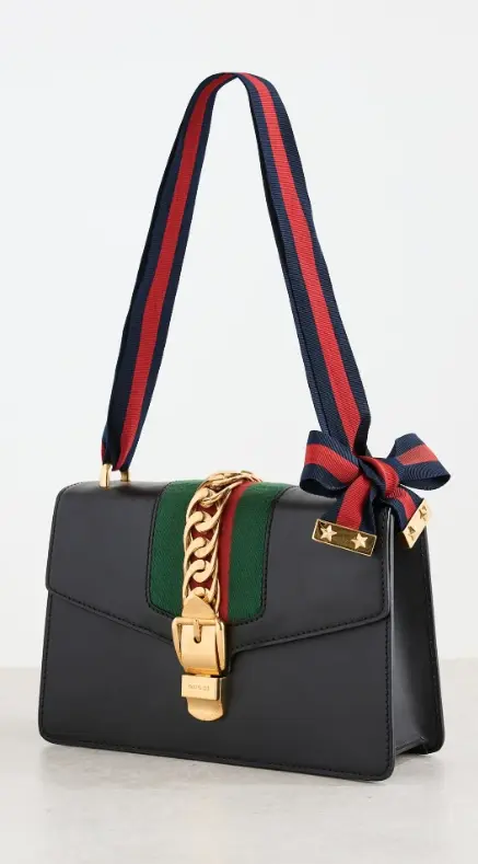 Gucci Small Leather Sylvie Shoulder Bag