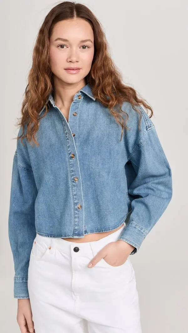 FAVORITE DAUGHTER The Ex Boyfriend Crop Shirt