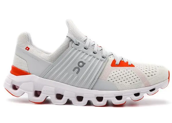 On Cloudswift Running Sneakers - White/flame