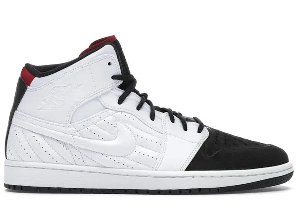 JORDAN 1 Retro 99 Toe Sneakers - White/black/gym Red