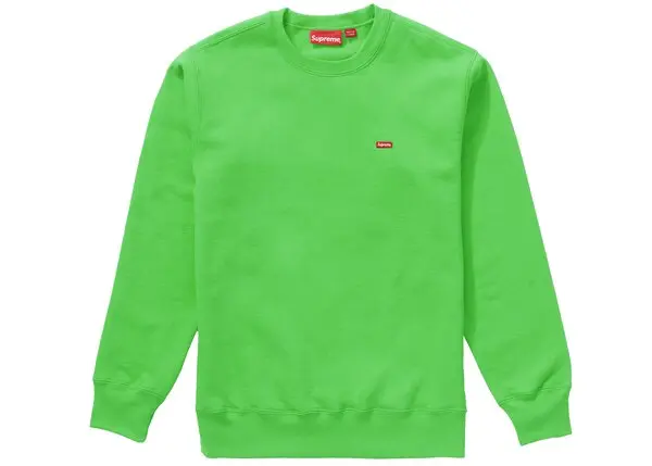 Supreme Small Box Crewneck Sweatshirt - Bright Green