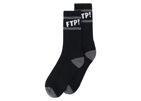 FTP Boris Font Socks - Black