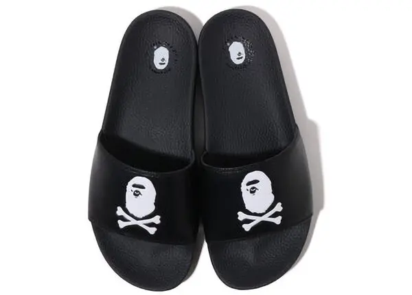 A BATHING APE Crossbone Slide Sandals