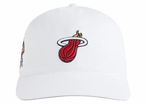 Kith 47 Miami Heat Hitch Snapback - White
