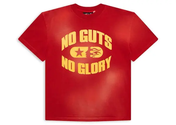 HELLSTAR No Guts No Glory T-shirt - Red
