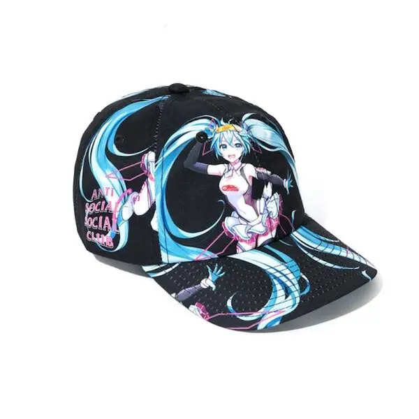 ANTI SOCIAL SOCIAL CLUB X Good Smile Racing Hatsune Miku Capin - Black