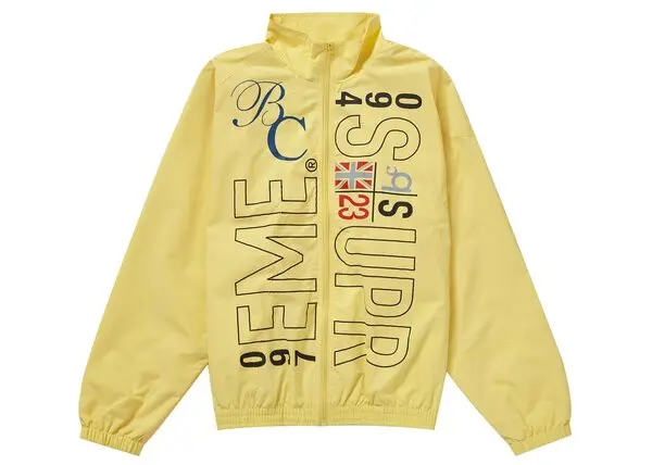 Supreme Bernadette Corporation Track Jacket - Pale Yellow