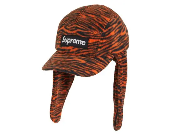 Supreme Polartec Earflap Camp Cap - Tiger