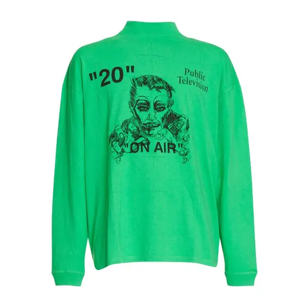 Off-White Public Television Long Sleeve T-shirt