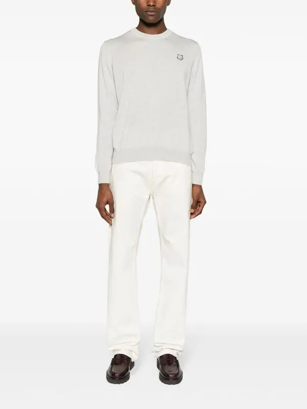 Maison Kitsuné Logo-patch Jumper - Grey